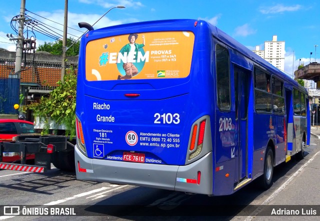 Viação Riacho Grande 2103 em São Bernardo do Campo por Adriano Luis ...
