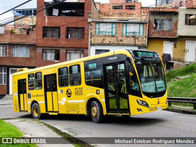 Consorcio Express S.A.S. - Transmilenio z15-7147 em Bogotá por Michael Esteban Rodriguez Mendez ...