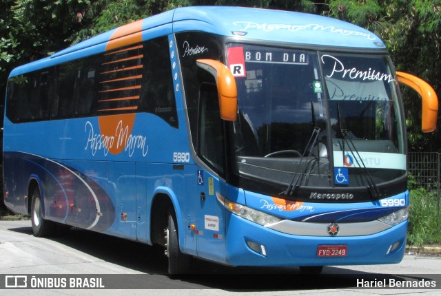 Empresa de Ônibus Pássaro Marron 5990 em São Paulo por Hariel Bernades ...