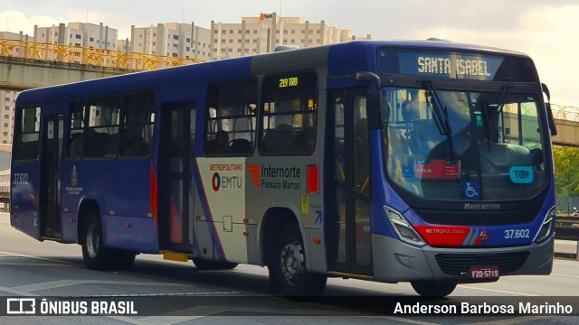 Empresa de Ônibus Pássaro Marron 37.602 em Guarulhos por Anderson ...