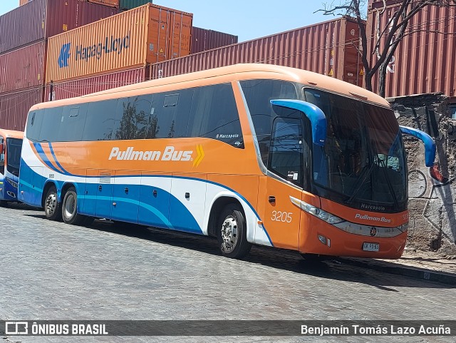 Pullman Bus 3205 em Estación Central por Benjamín Tomás Lazo Acuña - ID ...