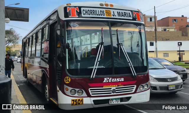 ETUSA 152 em Chorrillos por Felipe Lazo - ID:11241921 - Ônibus Brasil