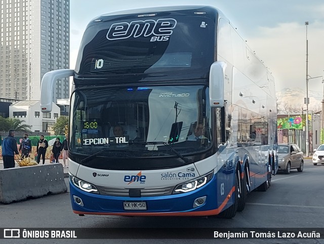 Pullman Eme Bus 03 em Estación Central por Benjamín Tomás Lazo Acuña - ID:11294901 - Ônibus Brasil
