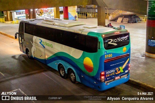Rio Novo Transportes e Turismo 5100 em Cuiabá por Allyson Cerqueira ...