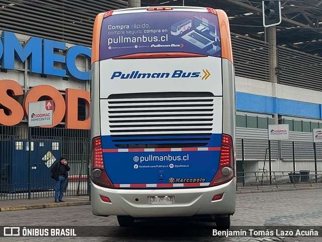 Pullman Bus 3517 em Estación Central por Benjamín Tomás Lazo Acuña - ID ...