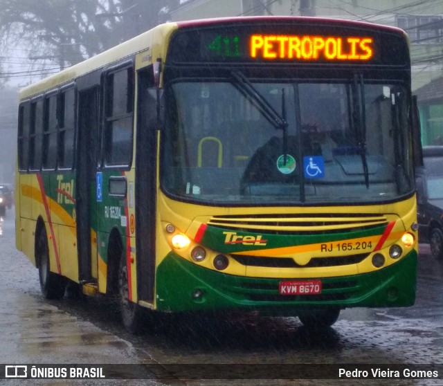 TREL - Transturismo Rei RJ 165.204 em Petrópolis por Pedro Vieira Gomes ...